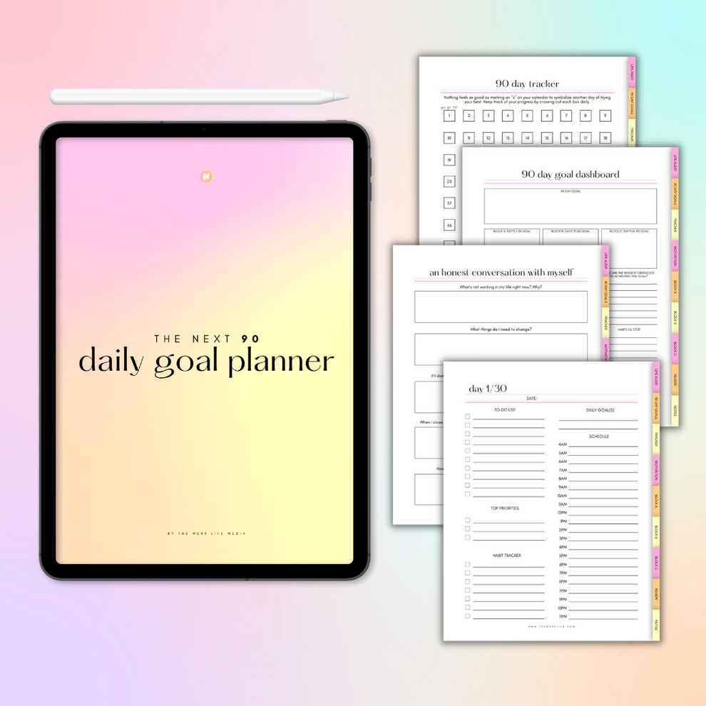 The Ultimate 90 Day Digital Planner Bundle – The WERK LIFE