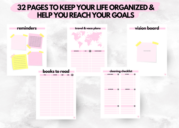 The Ultimate Life Planner | Printable Planner, Life Organizer & Planner ...